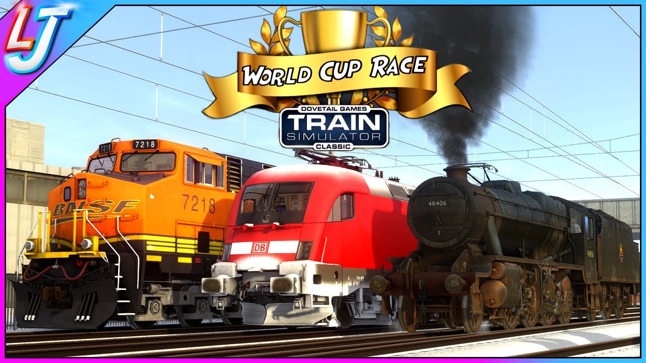 Train Simulator - Who's The Fastest Freighter ??? (World Cup Race ...