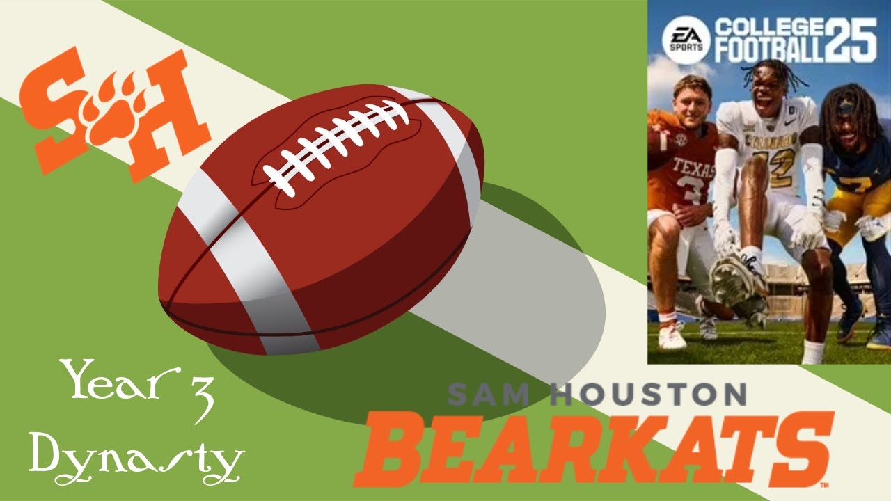 Sam Houston St (13-0) Season 3 Dynasty EA Sports College Football 2025 ...