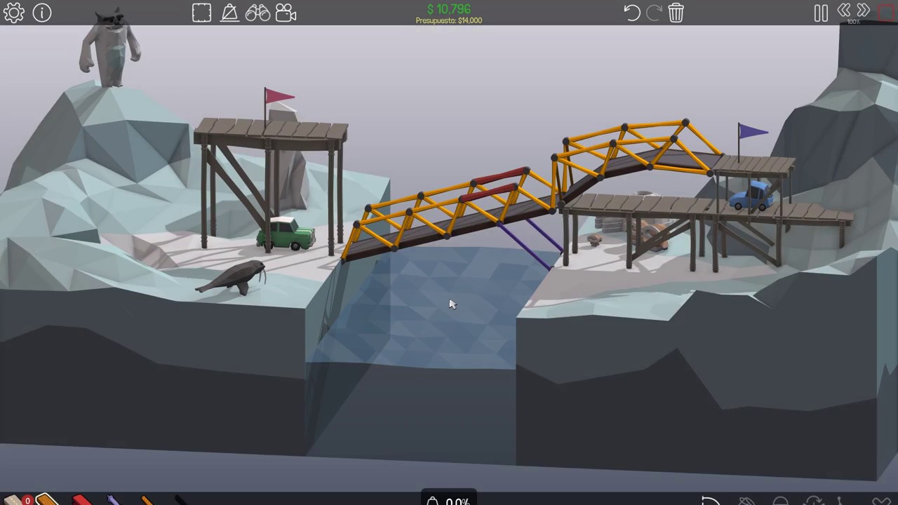 3-6 Poly Bridge solución - YouTube