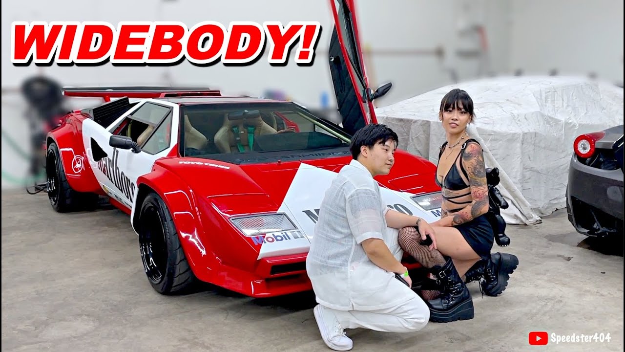 Widebody Lamborghini Countach, McLaren P1, Veilside Mazda RX 7 ...