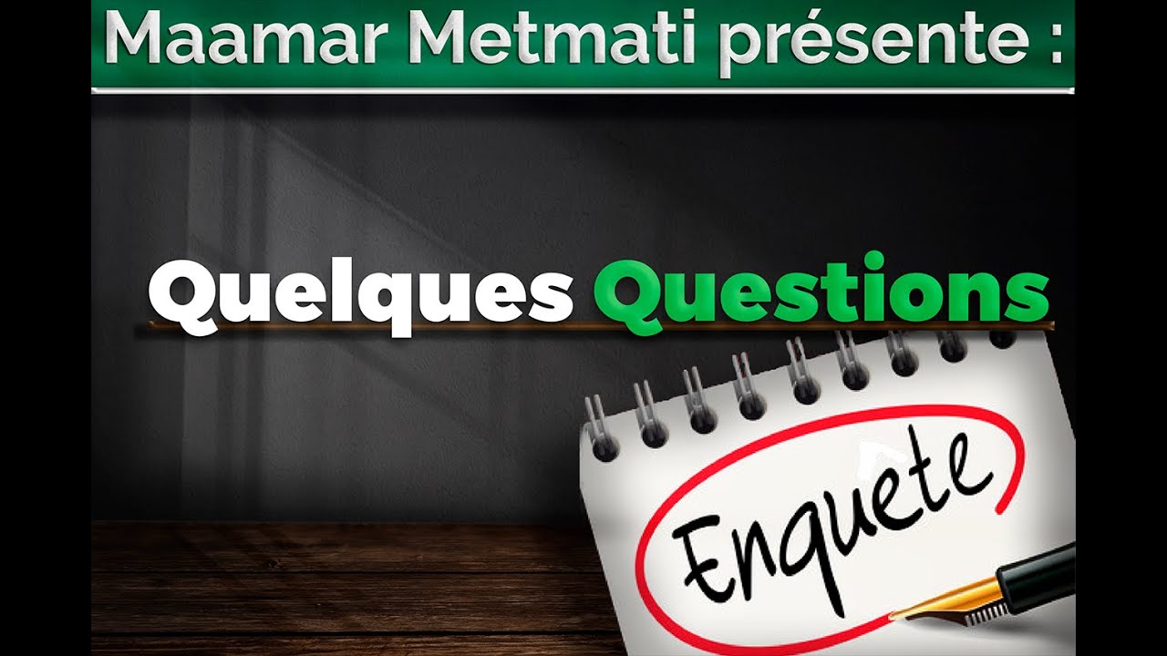 Quelques Questions - YouTube