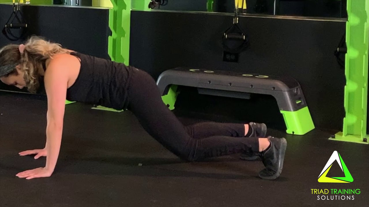 Push-up to Knee Tuck - YouTube