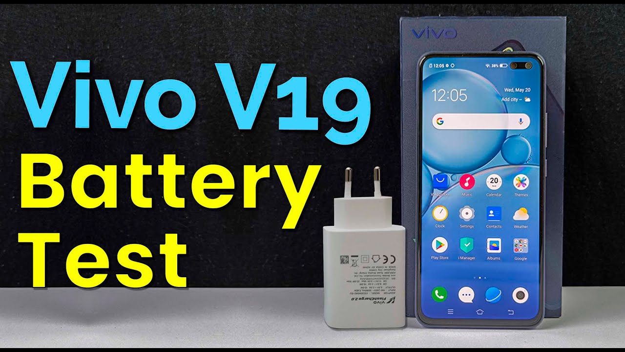 Vivo V19 Battery Charging and Drain Test - YouTube