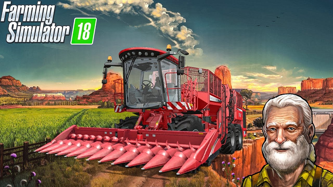 Farming Simulator 18 Gameplay - Ultimate cutting Corn big Harvest ...