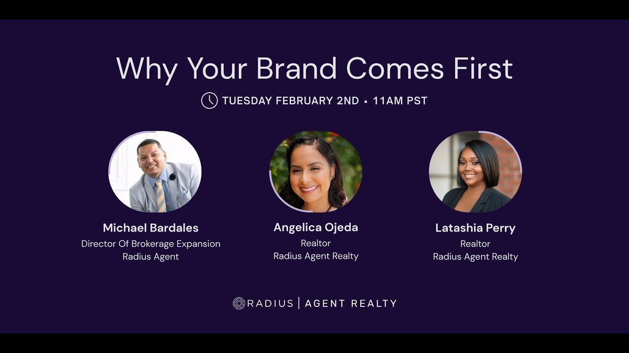 Radius Agent Realty -Why YOUR Brand Comes First! - YouTube