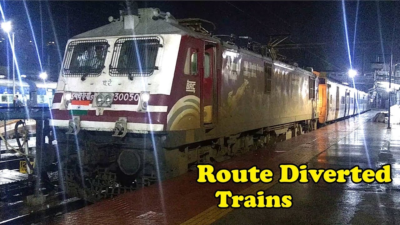 Route Diverted Trains | Mangala Lakshadweep & Marusagar Express | Due ...