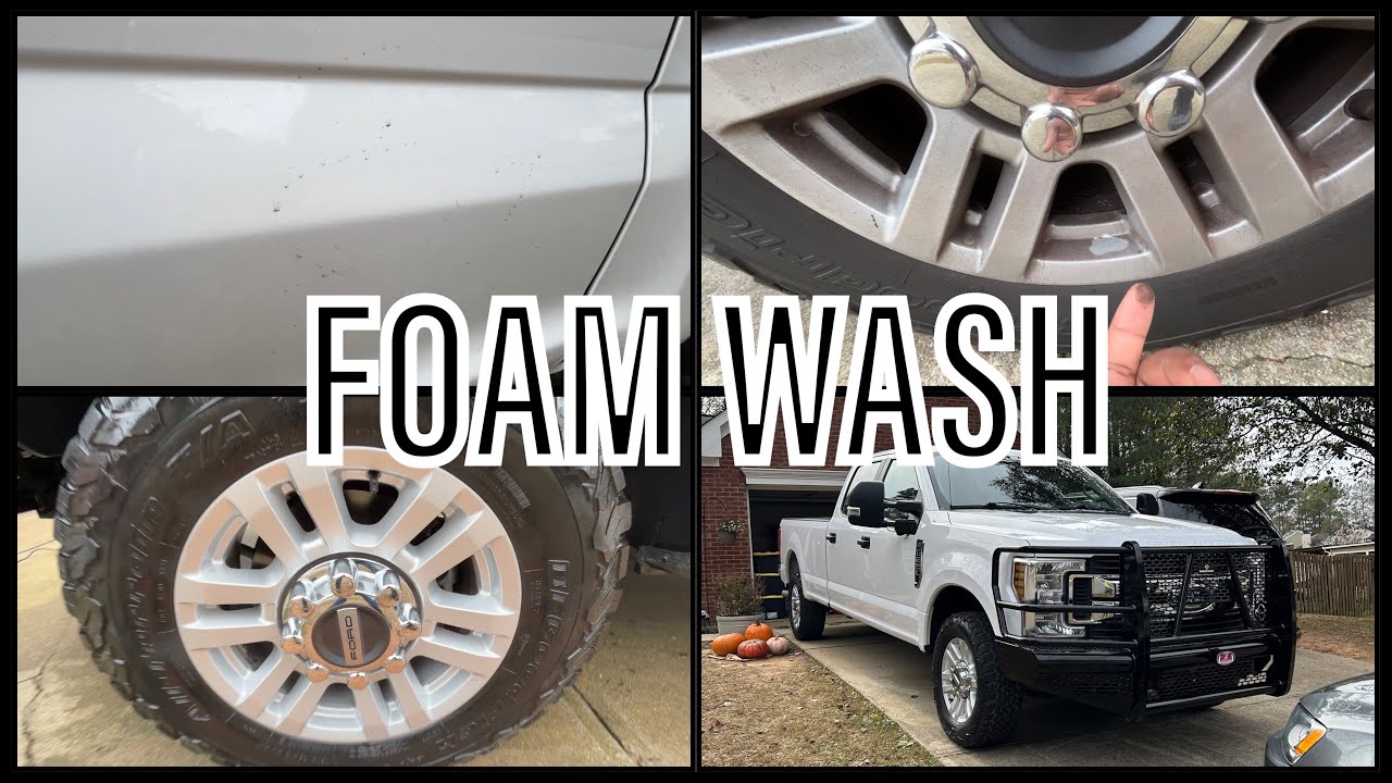 Wash my Ford F250! || Foam Wash || - YouTube