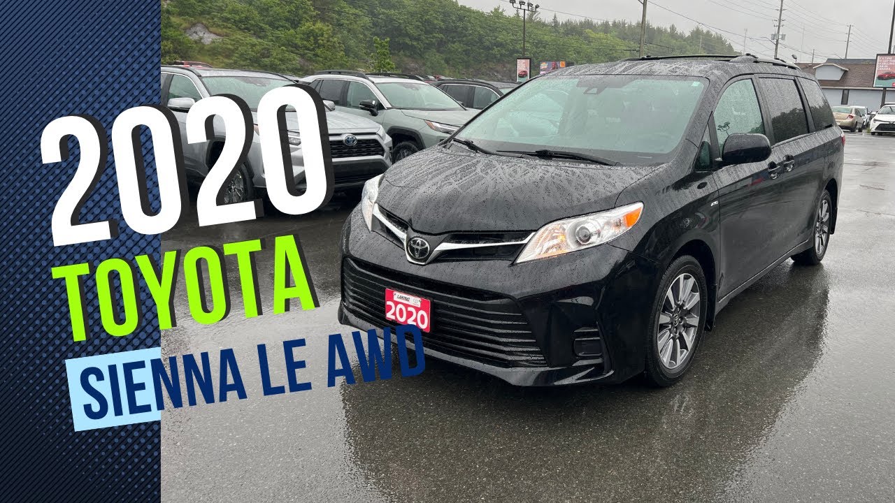 2020 Toyota Sienna LE AWD Walkaround - YouTube