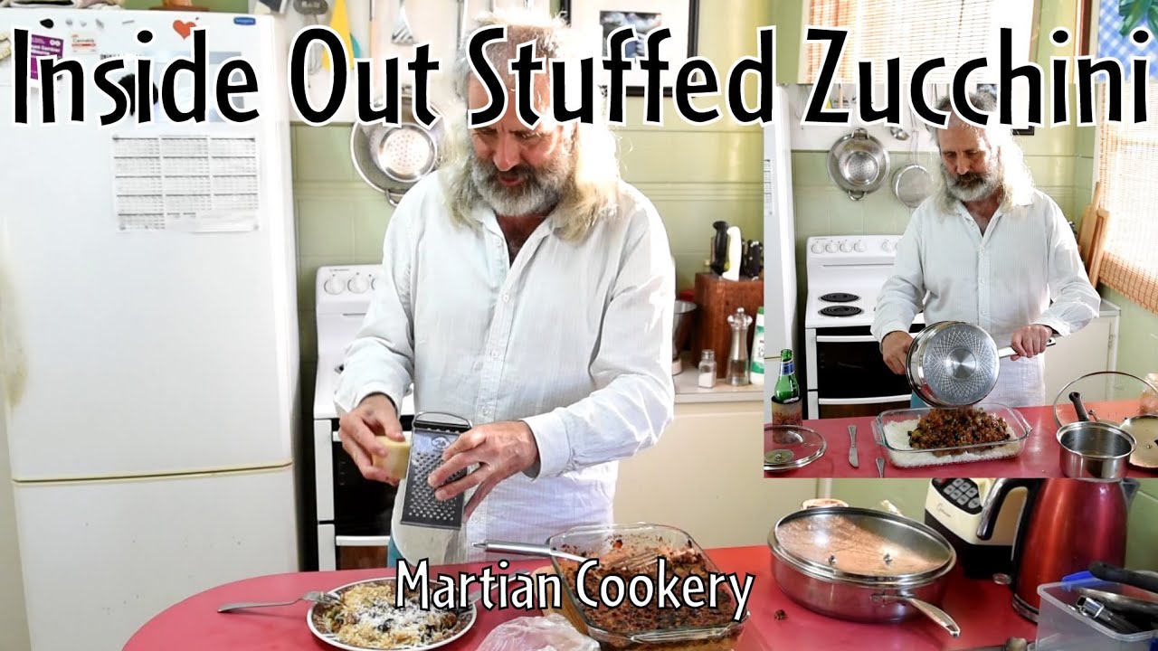 Inside Out Stuffed Zucchini / Australia Day Rant - Martian Cookery ...