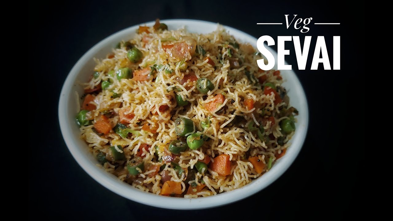 Vegetable Masala Sevai in Tamil #VegSevai | Simple and Easy Breakfast ...