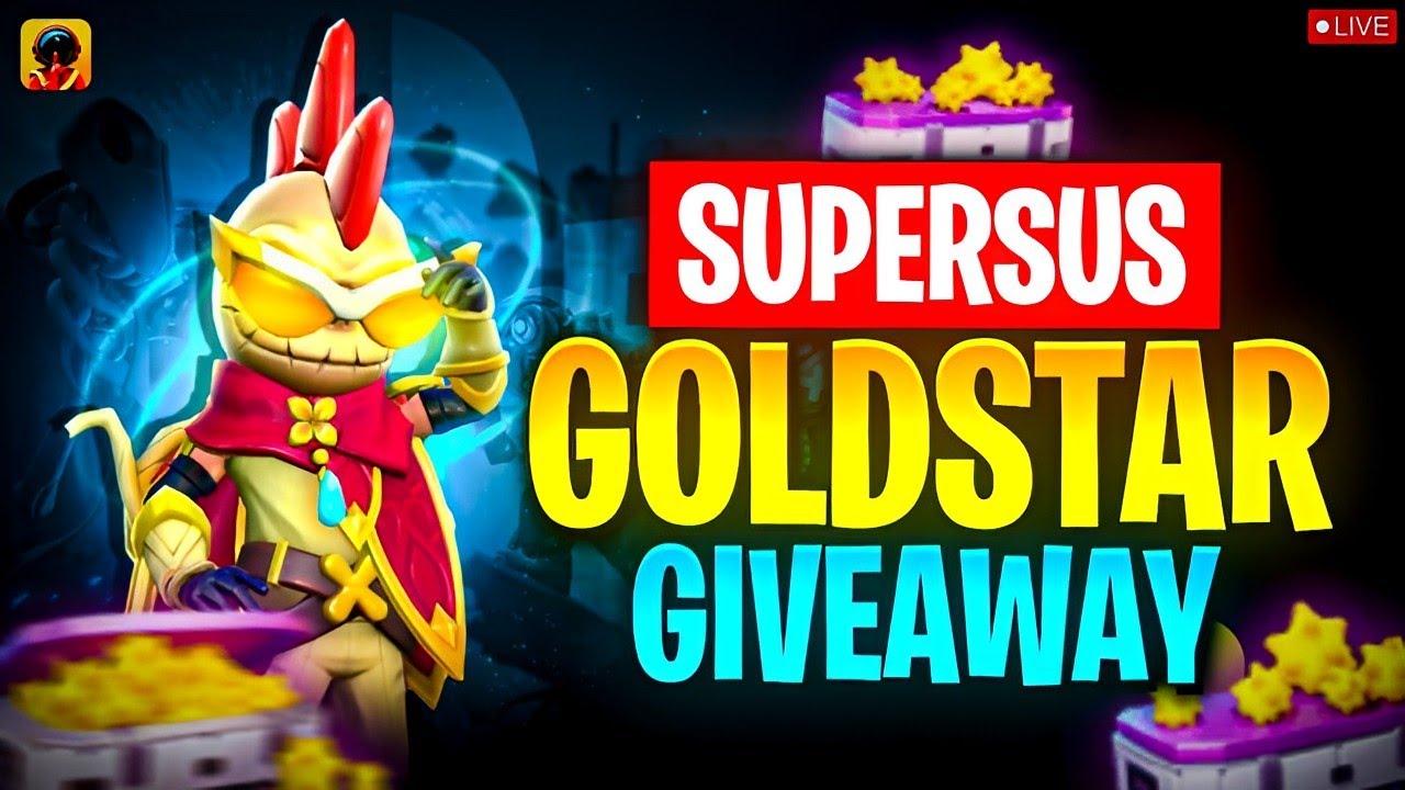 200 GOLDSTAR GIVEAWAY || SUPERSUS GOLDSTAR GIVEAWAY || ROAD TO 2K ...