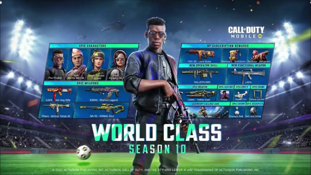 New season 10 world class battle pass trailer codm 3rd anniversary - YouTube
