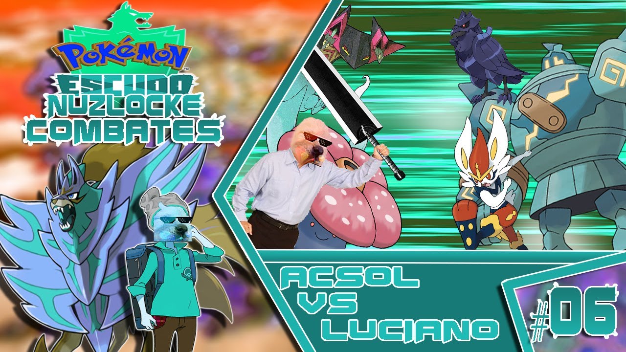 Combates Pokémon Escudo #06 | FASOL LUCHA CONTRA LUCIANO Y SU EQUIPO ...