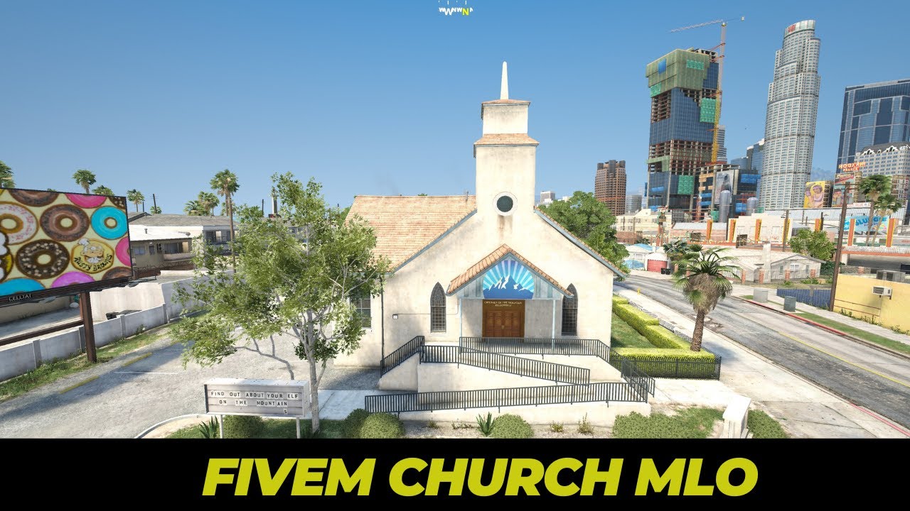 Fivem Church MLO Interior & map for Fivem mlo | GTA V - YouTube