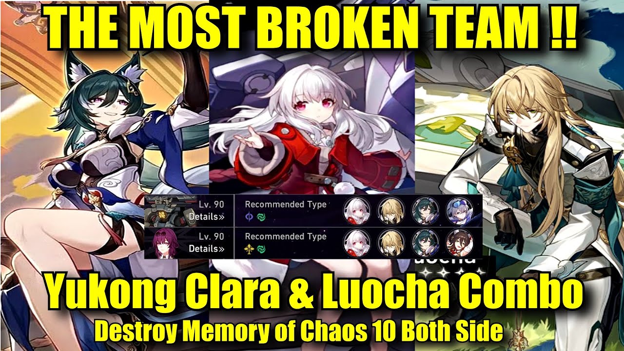 LUOCHA YUKONG CLARA DESTROY MOC 10 BOTH SIDE !! The Most Broken Team in ...
