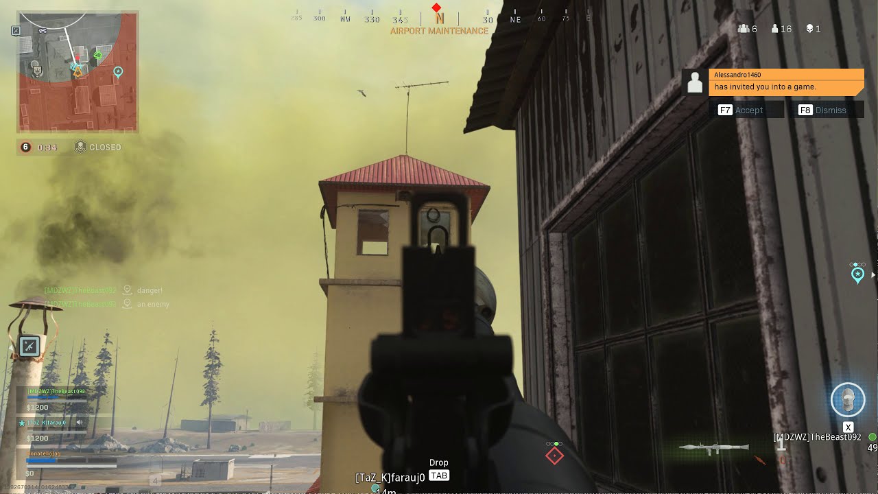 C a l l o f D u t y ® Warzone Gameplay - RPG To Tower Clip - 1440p ...