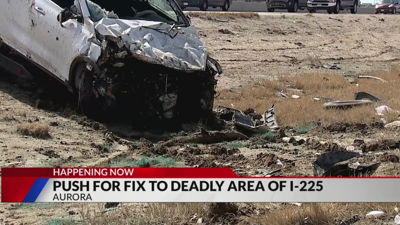 Aurora council calls for solution to ‘unsafe’ area of I-225 - YouTube