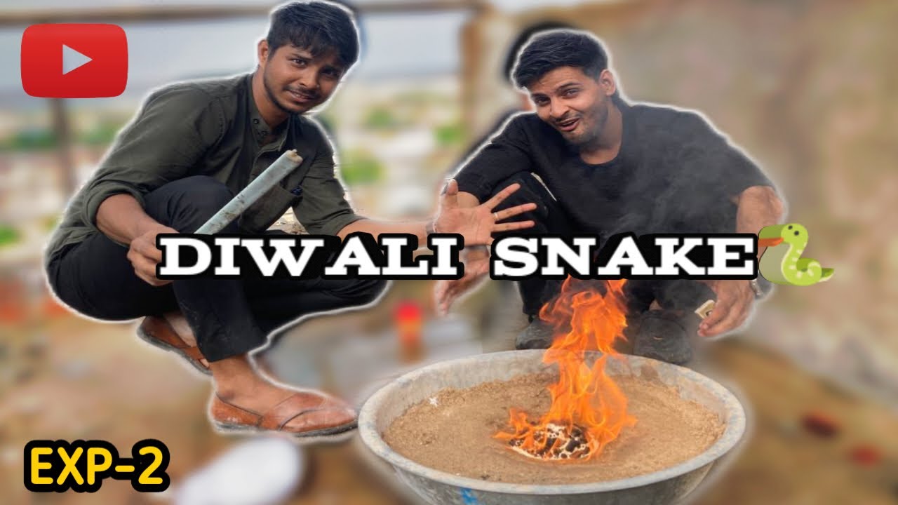 BIG DIWALI SNAKE 🐍 EXPERIMENT | EXP 2 | #diwali #snake #diwalisnake # ...