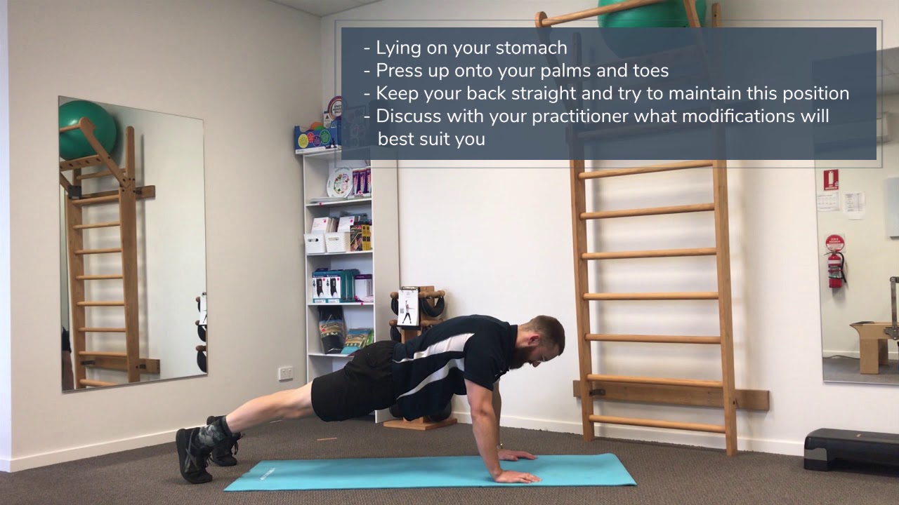 C014 Plank on palms - YouTube