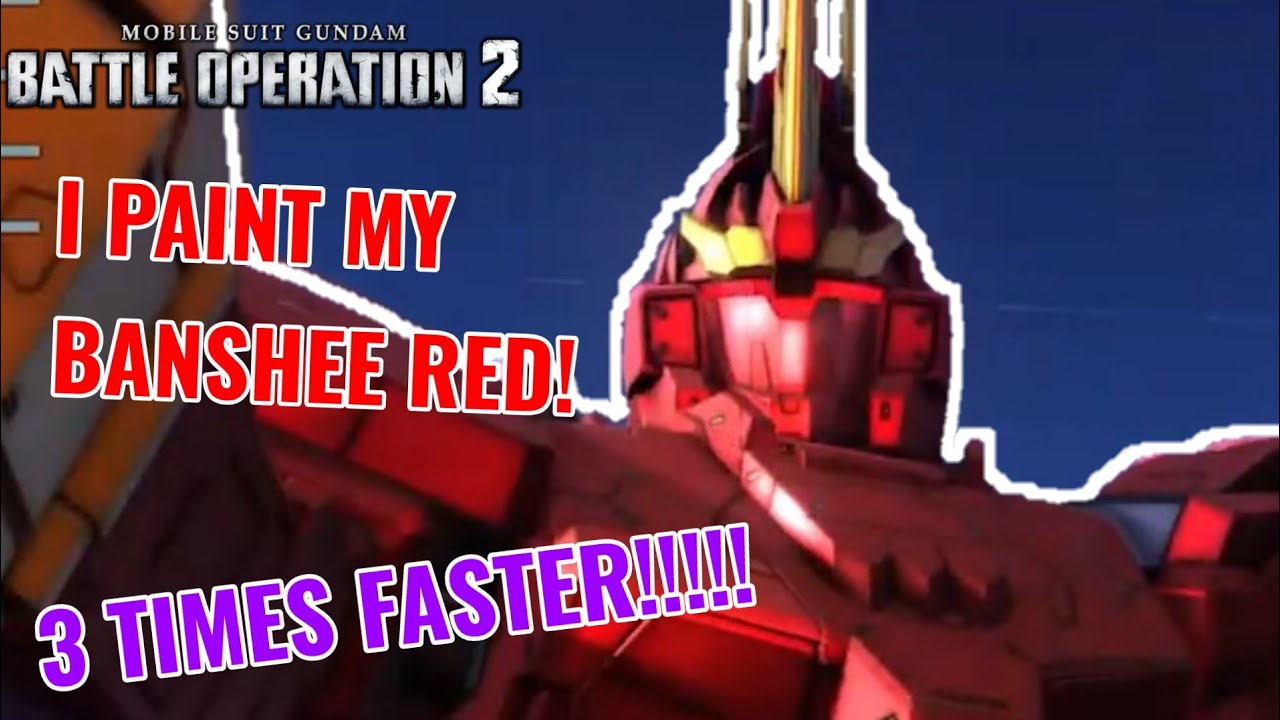 Gundam Battle Operation 2 BETA Test | RED BANSHEE GAMEPLAY - YouTube