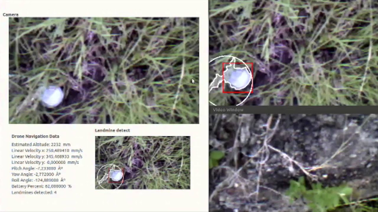 Ardrone for visual mine detection - YouTube