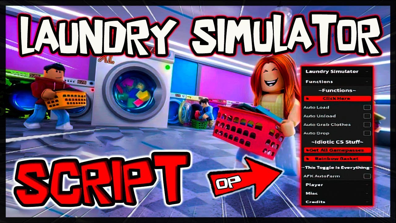 UPDATED Best Laundry Simulator Script [2025] Extremely OP - YouTube