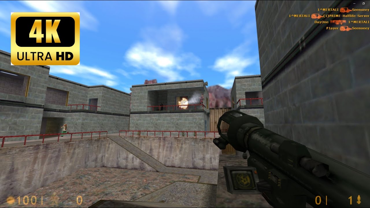 NOSTALGIA !! HALF LIFE - Crossfire MULTIPLAYER 4K - PC Gameplay - (No ...