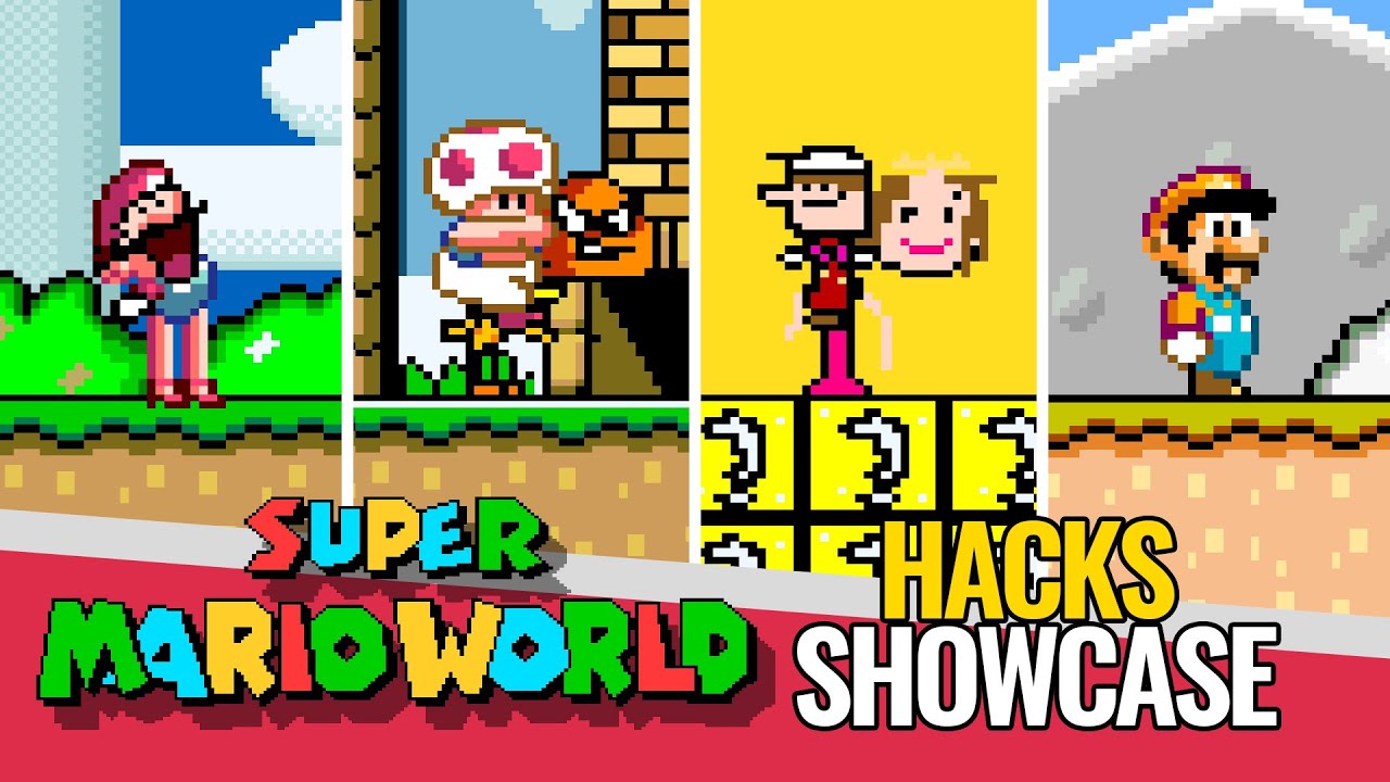 The WEIRDEST Super Mario World HACKS Vol. 1 👽 BILL GATES approves the ...