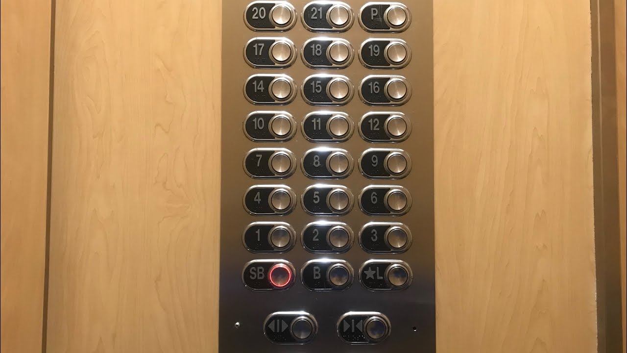 1970 Armor (Mod by Kone) Traction Elevator at an Apartment Building in ...