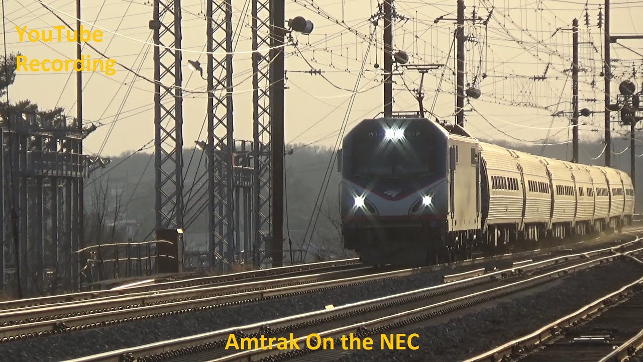 Amtrak On the NEC - YouTube