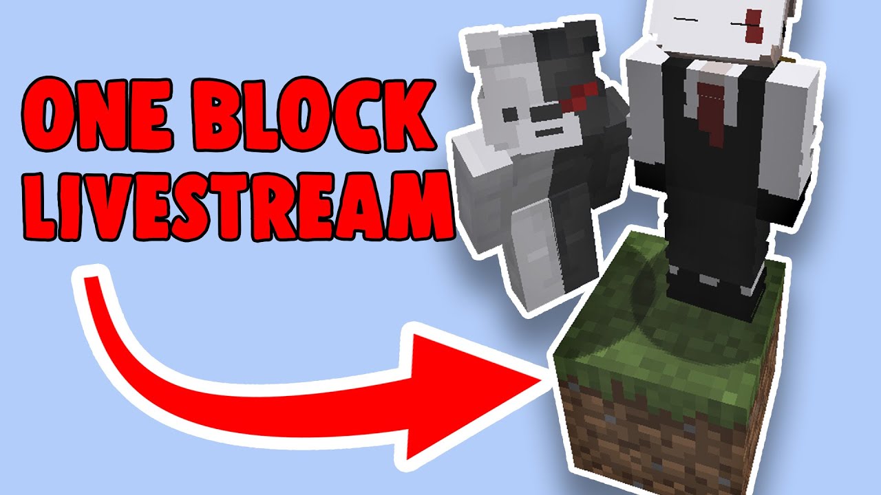 ONE BLOCK - Minecraft w/ Chat Commands !bonk - YouTube