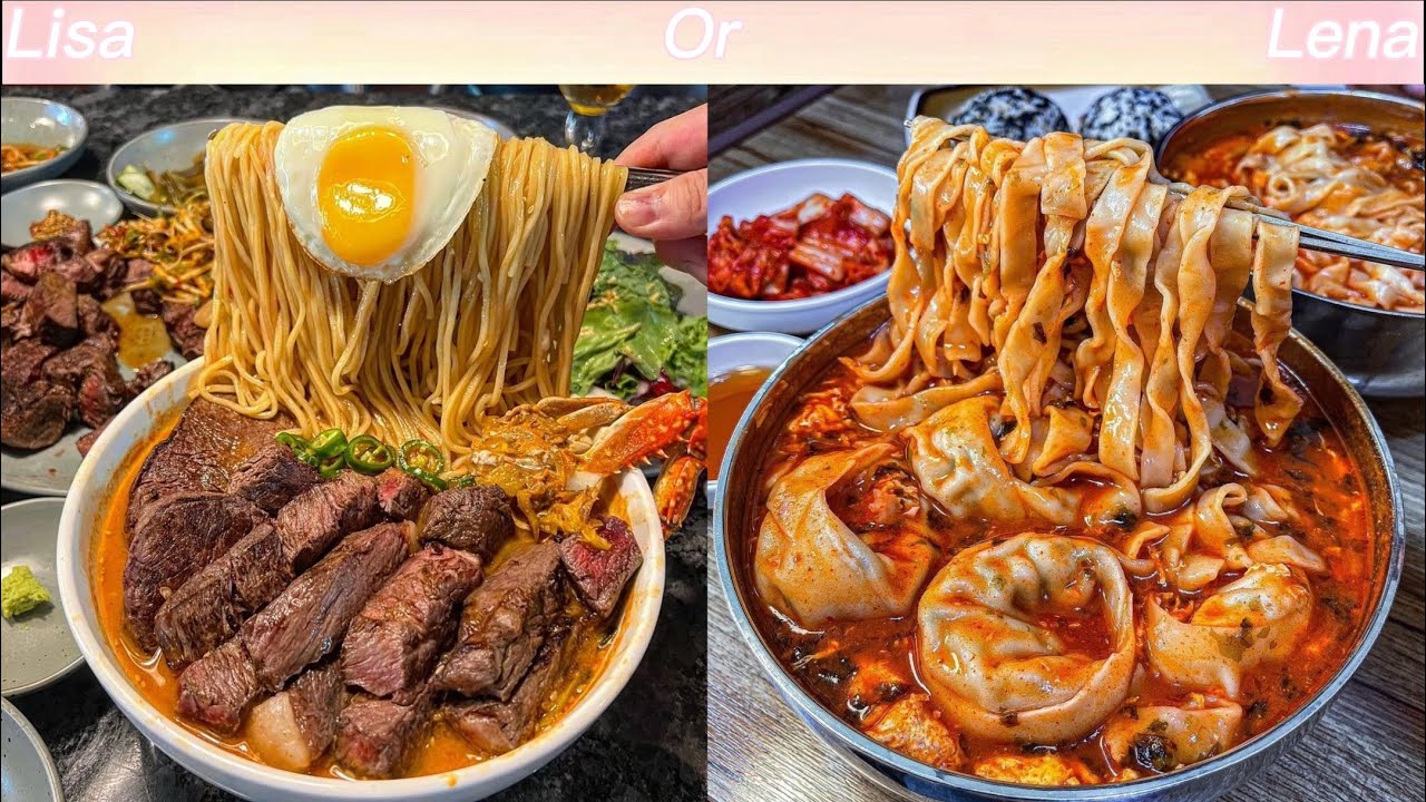 LISA OR LENA FOOD CHOICES YUMMY FOOD - YouTube