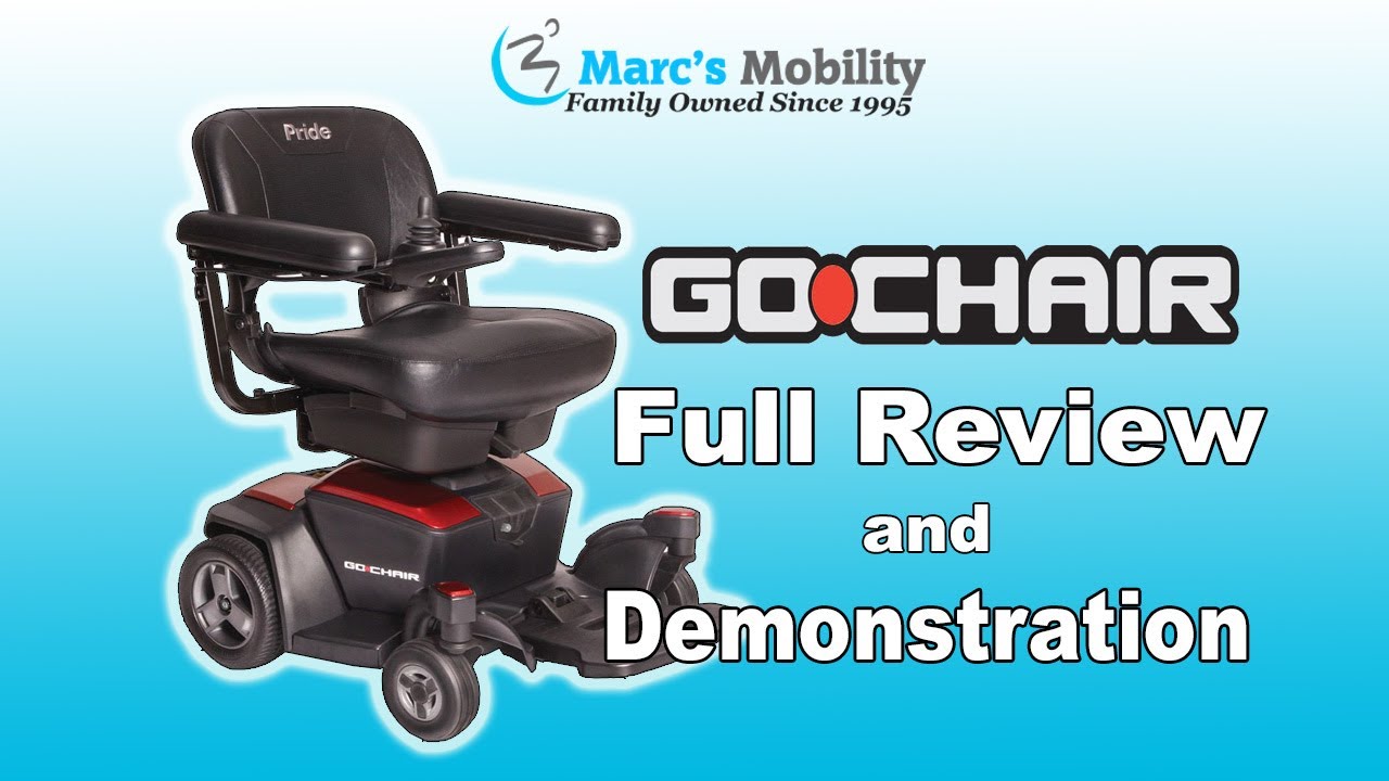 Pride Go Chair Portable Powerchair Review and Demonstration - YouTube