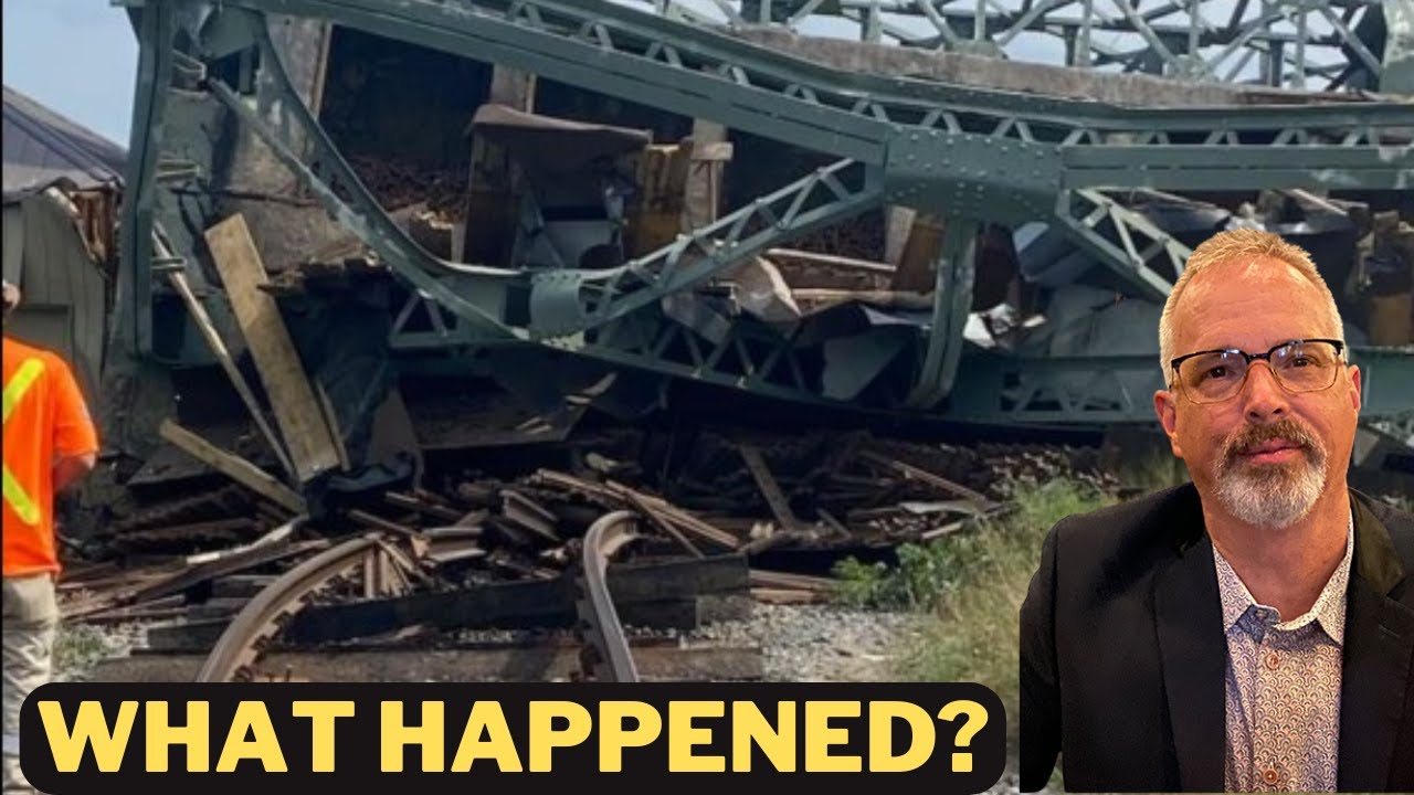 CN Railroad Bridge Collapse in Ontario, Canada - YouTube