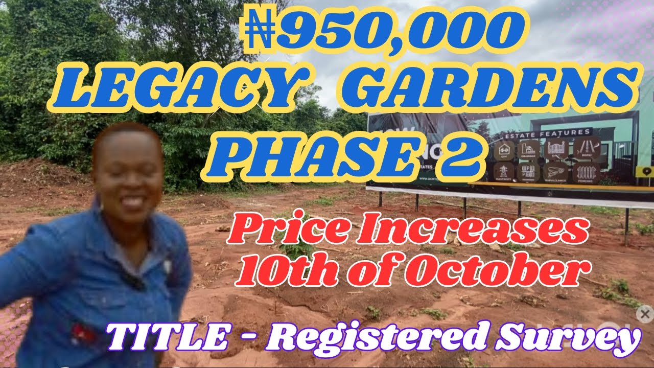 Dry Land For Sale in Ikorodu | Legacy Garden Phase 2 Imota Ikorodu ...
