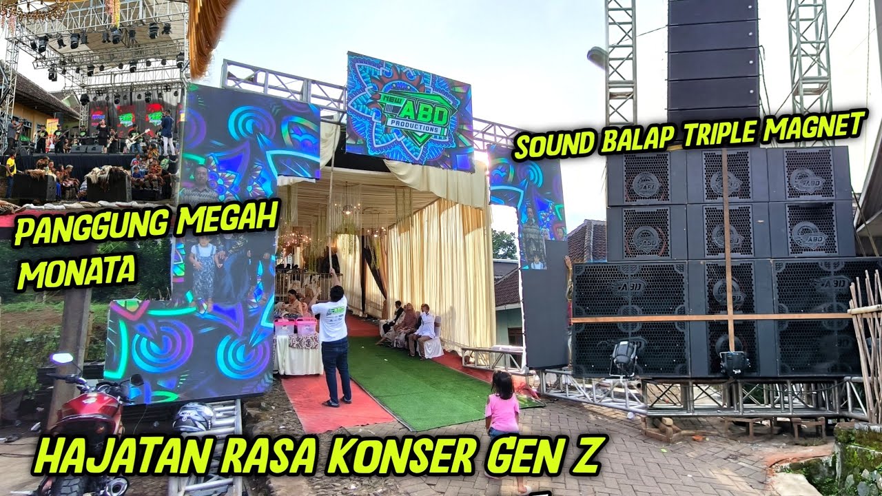 hanya di sini Paket Lengkap Hajatan konsep Gen Z rasa Konser + Live ...