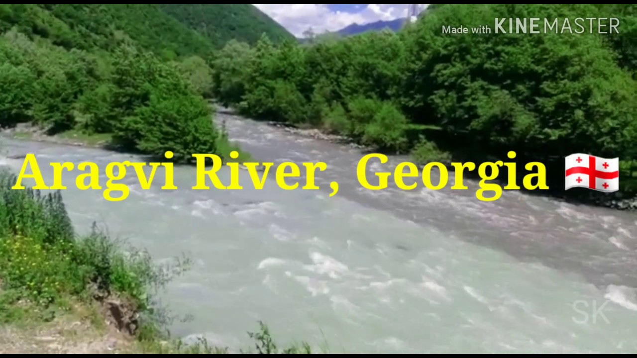 Aragvi River || The Confluence of Black & White Aragvi Rivers in ...