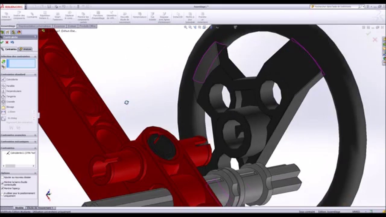 Solidworks 04 Création d'un Assemblage - YouTube