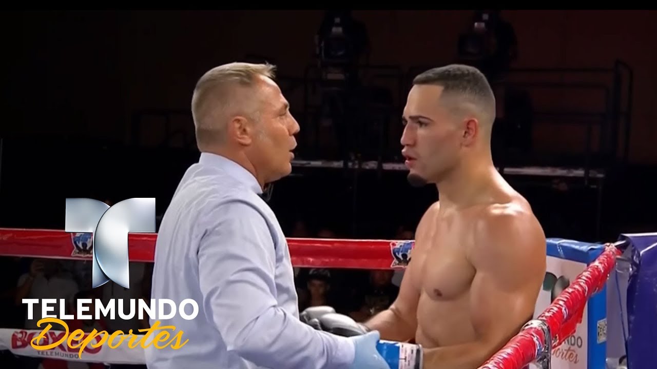 Bombazo y nocaut de Manny Woods a Pastrana | Boxeo Telemundo ...