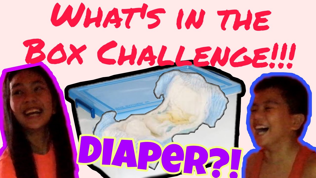 WHAT'S IN A BOX CHALLENGE (MAY DIAPER) - YouTube