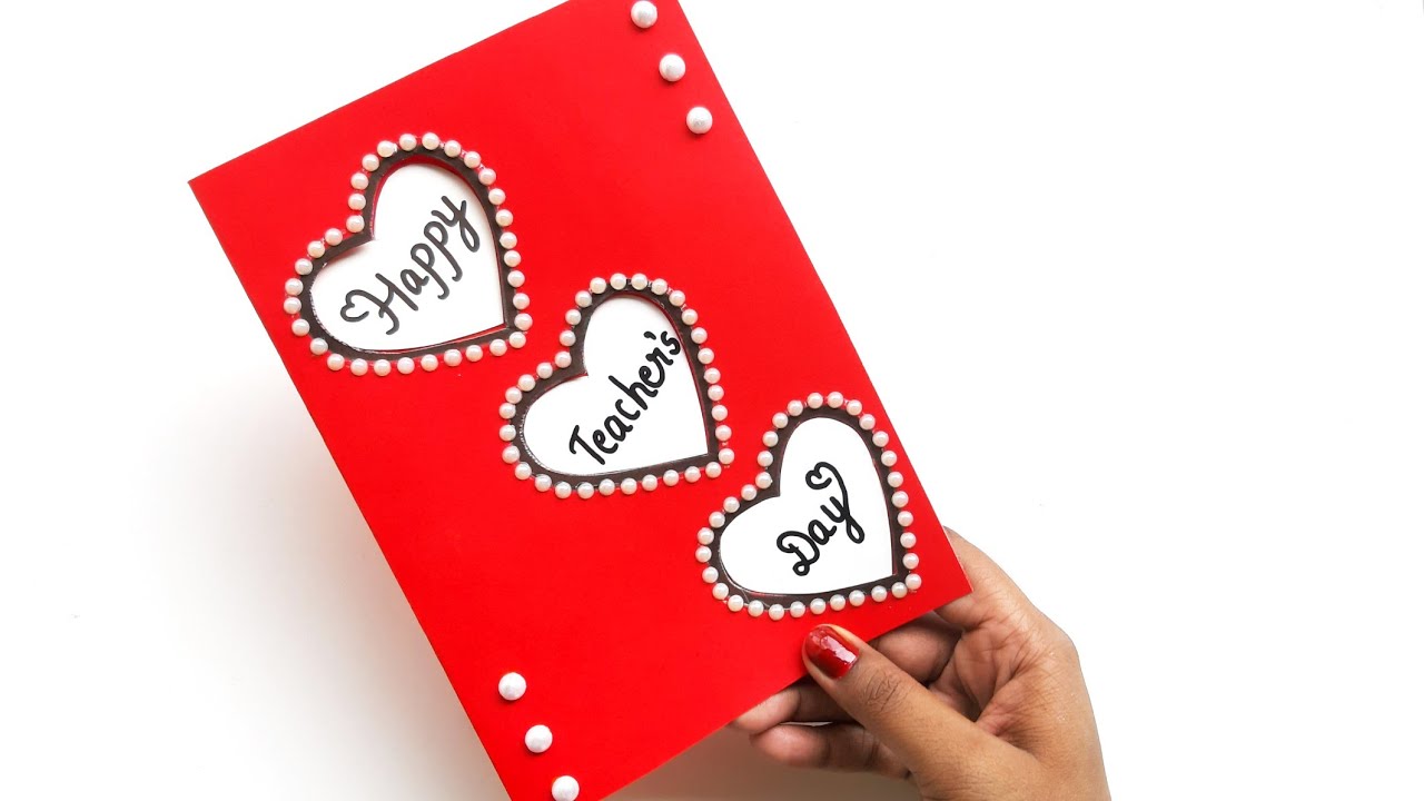 DIY Teacher s Day Card How To Make Special Greeting Card For Teachers DIY Teacher s Day Card How To Make Special Greeting Card For Teachers