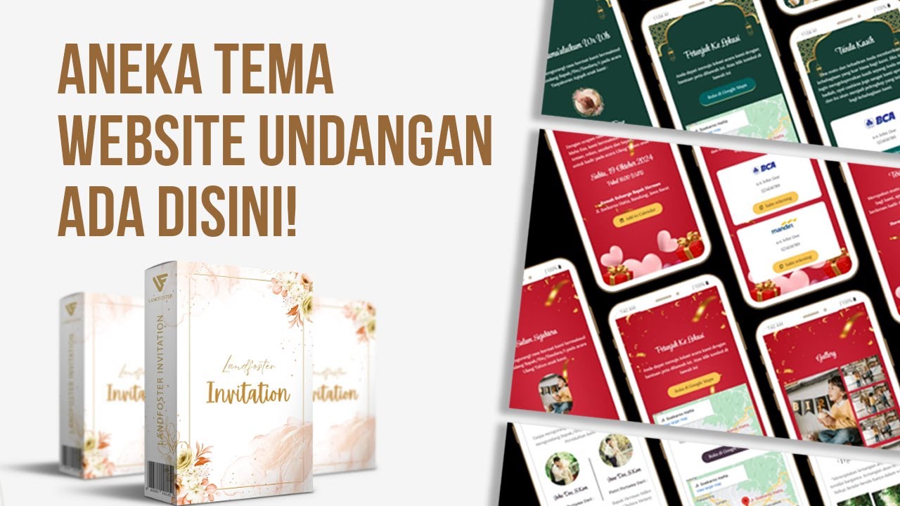 Preview Template Aneka Website Undangan Digital | Plugin Wordpress ...