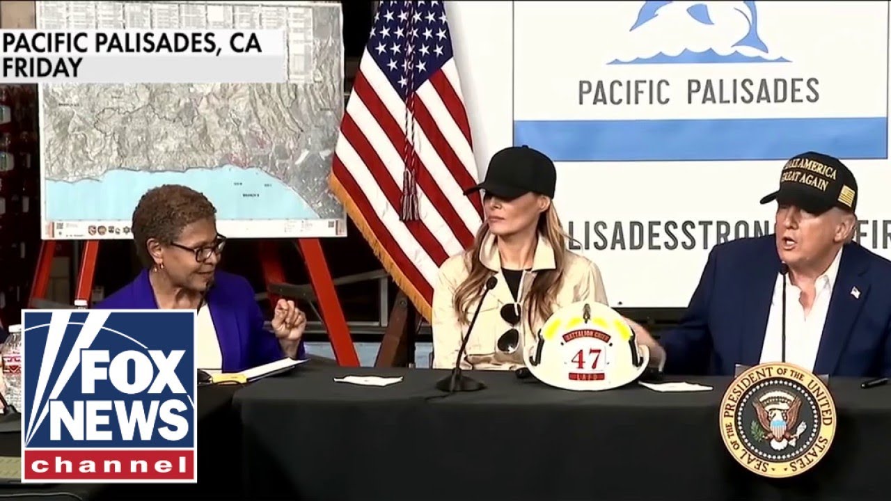 Trump spars with LA Mayor Bass over wildfire response: 'That will NOT ...