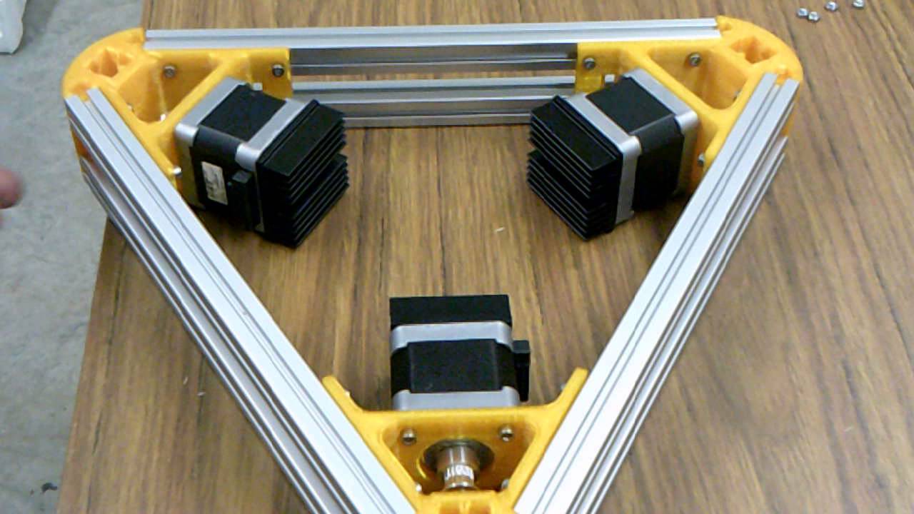 Kossel Mini Build (15 of ?) Base Final Assembly 3 - YouTube