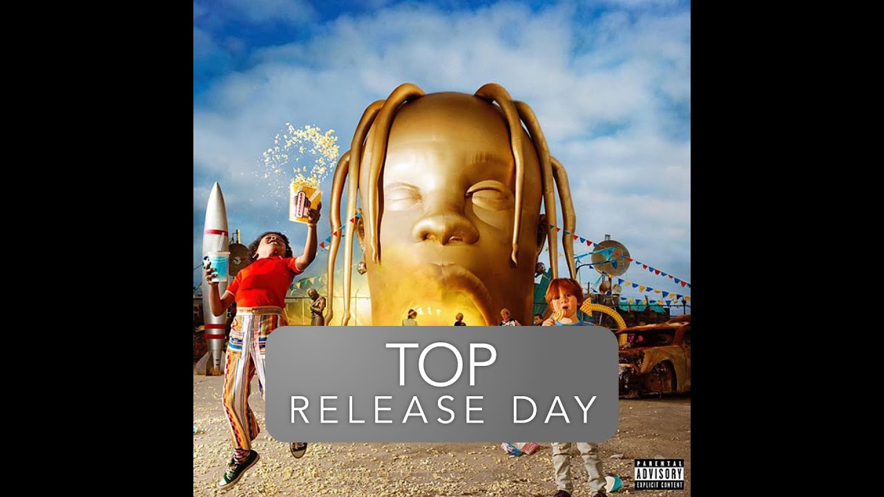 Top ASTROWORLD Travis Scott RELEASE DAY Streams (Spotify) - YouTube