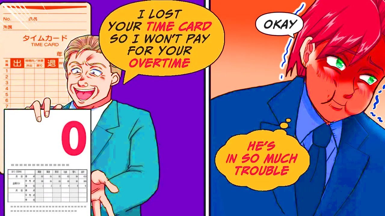 My boss told me he lost my time card, so he lost track of the amount of ...