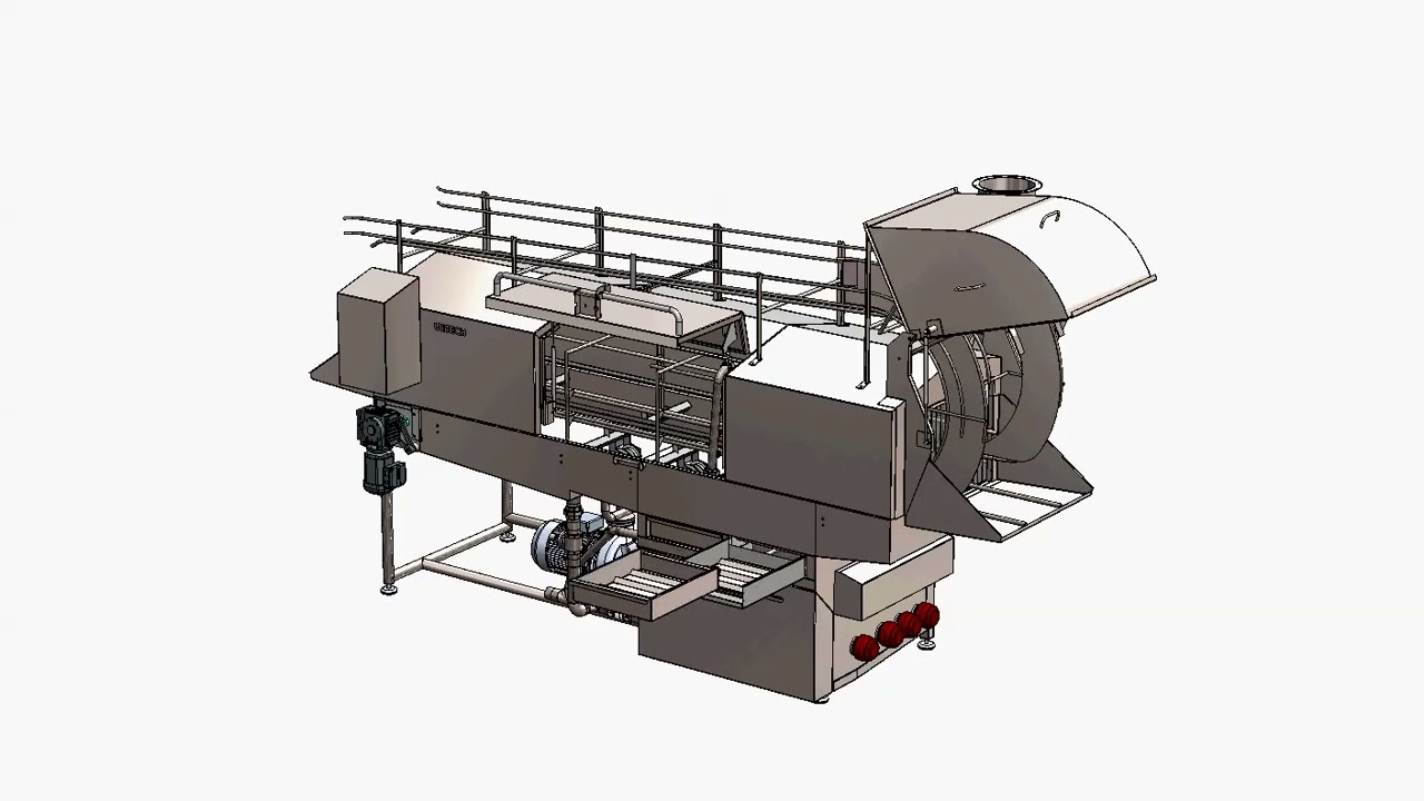 Unitech Washing Systems Compact Traywasher - YouTube