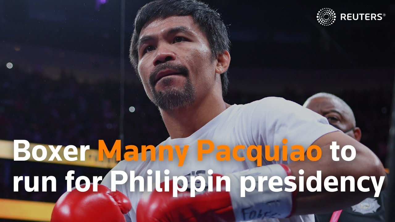 Boxer Manny Pacquiao to run for Philippine presidency - YouTube