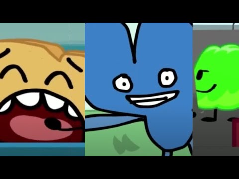 bfdi but four sucked up the contex 1 to 3 - YouTube