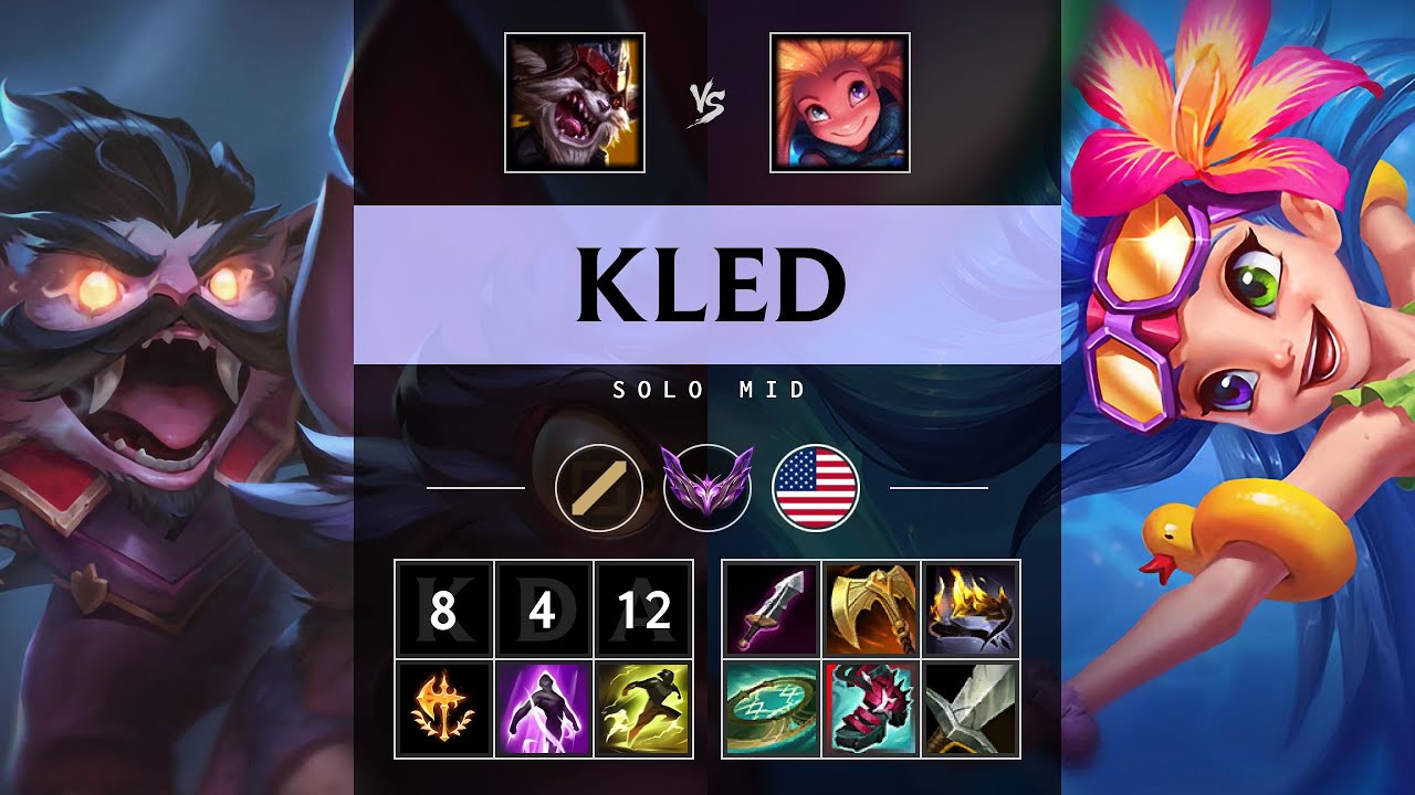 Kled Mid vs Zoe - NA Master Patch 25.21 - YouTube